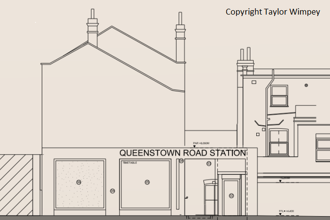 Is the second entrance for Queenstown Road station still on track ...