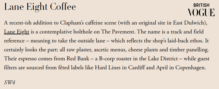 Lane Eight Coffee opens on Lavender Hill | Lavender-Hill.uk ...
