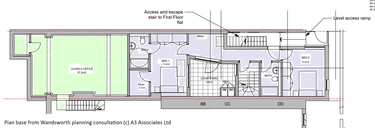 A small but clever development at the old Firezza takeaway on Lavender ...