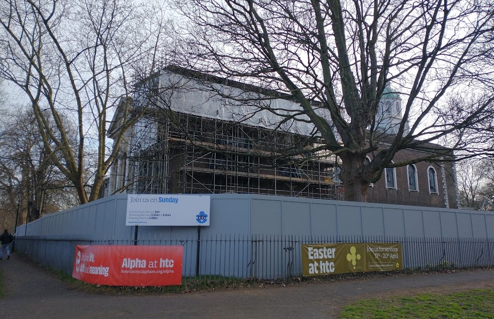 In pictures: Building work underway at the Holy Trinity on Clapham ...